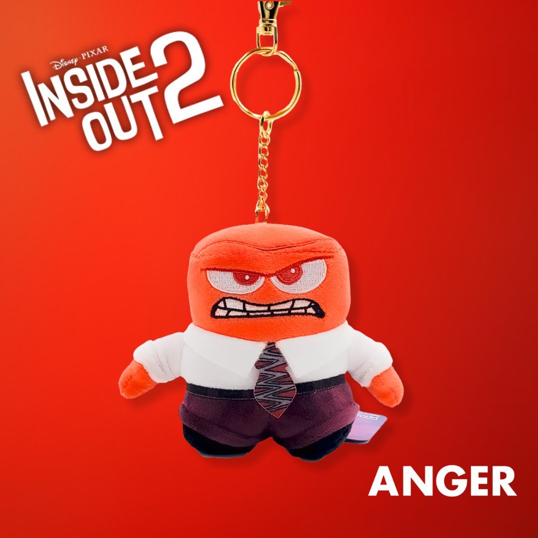 Disney Pixar Inside Out 2 Anger Mascot Holder Keychain – TTSO